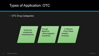 Overview of US FDA: Drugs | PPTX