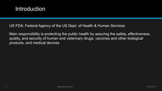 Overview of US FDA: Drugs | PPTX