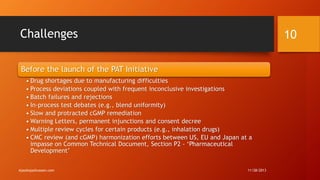 US FDA's PAT Guidance – 10 years and now | PDF