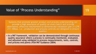 US FDA's PAT Guidance – 10 years and now | PDF