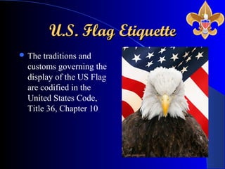 U s flag etiquette revised | PPT