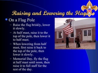 U s flag etiquette revised | PPT