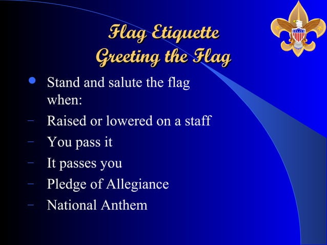 U s flag etiquette revised | PPT | National & Civic Holidays | Holidays
