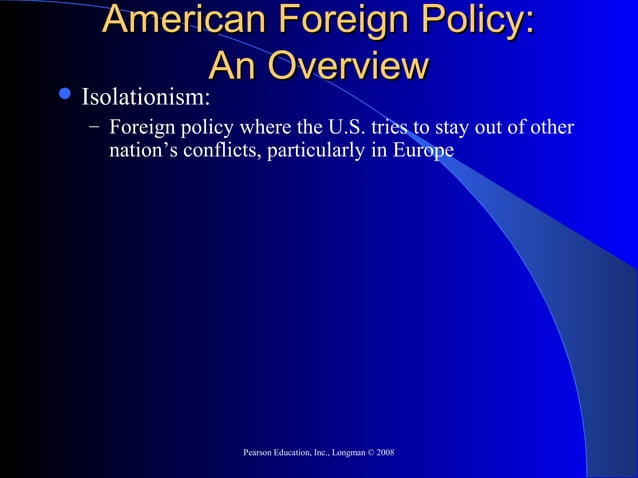 Us foreign policy_presentation | PPT