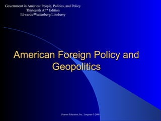 Us foreign policy_presentation | PPT