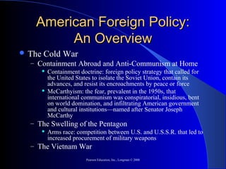Us foreign policy_presentation | PPT