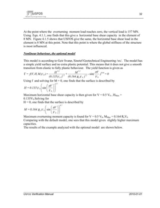 Usfos verification manual | PDF
