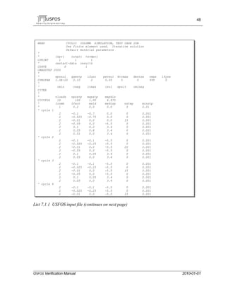 Usfos verification manual | PDF