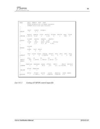 Usfos verification manual | PDF