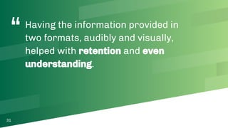 Impact of Captions & Transcripts on Student Learning & Comprehension | PDF