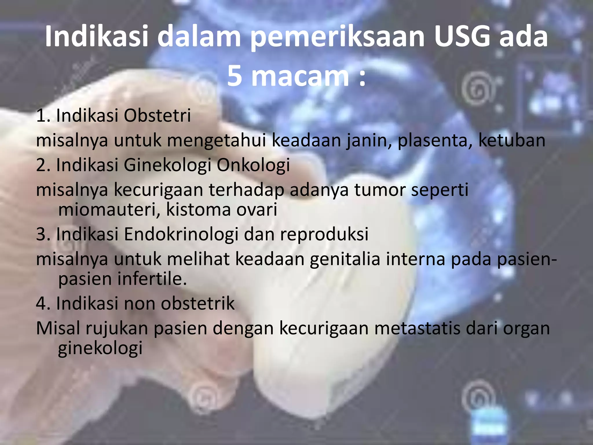 Persiapan Pemeriksaan USG Ultrasonografi | PPTX