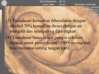 Persiapan Pemeriksaan USG Ultrasonografi | PPTX
