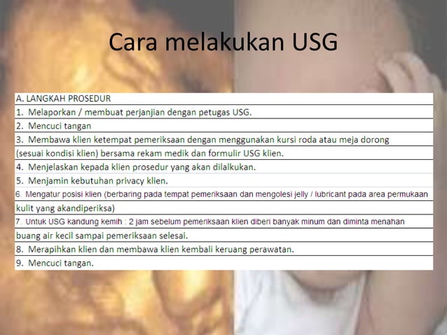Persiapan Pemeriksaan USG Ultrasonografi | PPTX