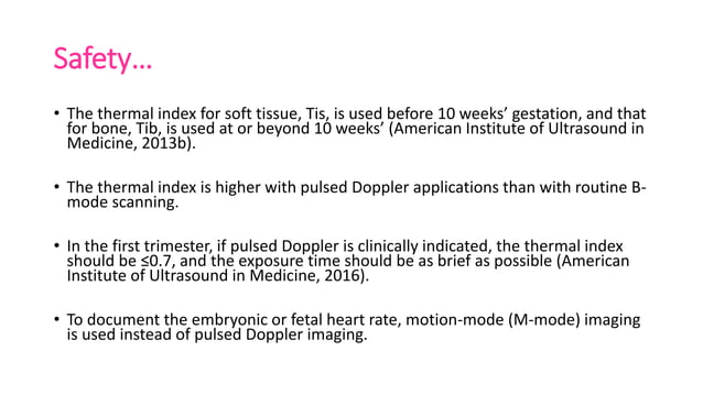 Ultrasound and usg doppler in obstetrics | PPTX | Pregnancy ...