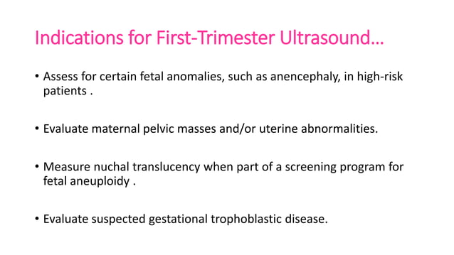 Ultrasound and usg doppler in obstetrics | PPTX | Pregnancy ...