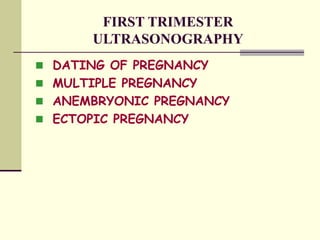 Ultrasonography (USG) | PPT