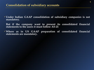 Us Gaap Vs Indian Gaap | PPT