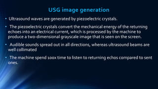 Usg and anaesthesia | PPTX