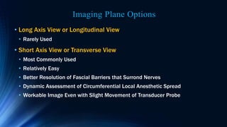 Usg and anaesthesia | PPTX
