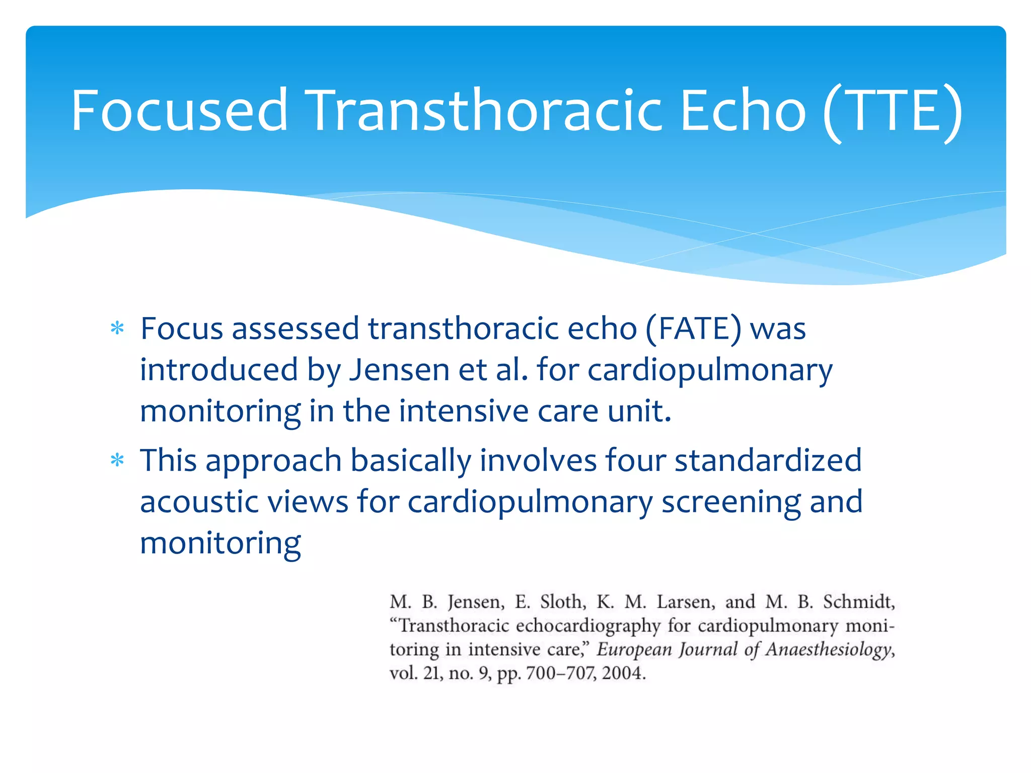 Uses of Ultrasound in Anesthesiology | PPTX