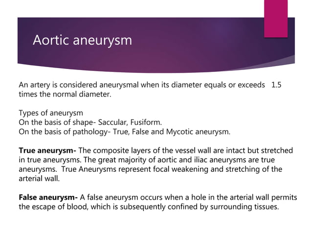 USG of Aorta and Coeliac axis | PPTX | Heart and Cardiovascular ...