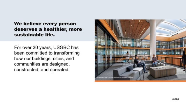About USGBC | U.S. Green Building Council | PPT