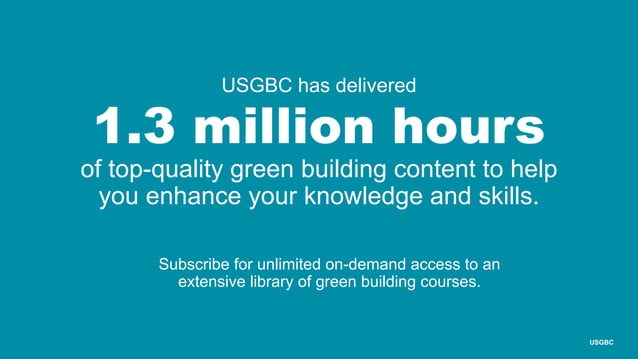 About USGBC | U.S. Green Building Council | PPT