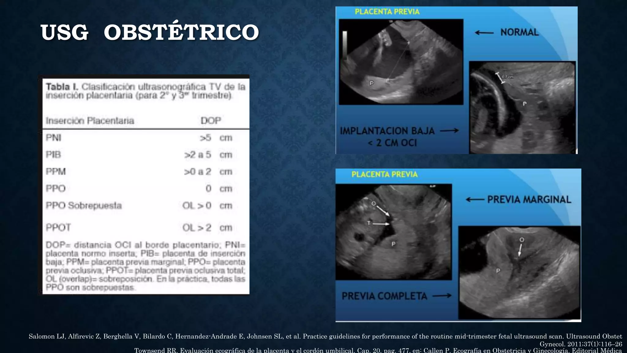 Usg Ultrasonido Obstetrico Del 2 Do Y Tercer Trimestre 3 Pptx