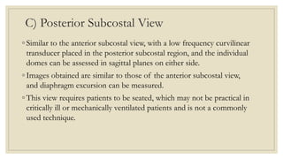 ULTRASONOGRAPHY OF DIAPHRAGM AND ITS CLINICAL IMPLICATION | PPTX