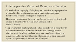 ULTRASONOGRAPHY OF DIAPHRAGM AND ITS CLINICAL IMPLICATION | PPTX