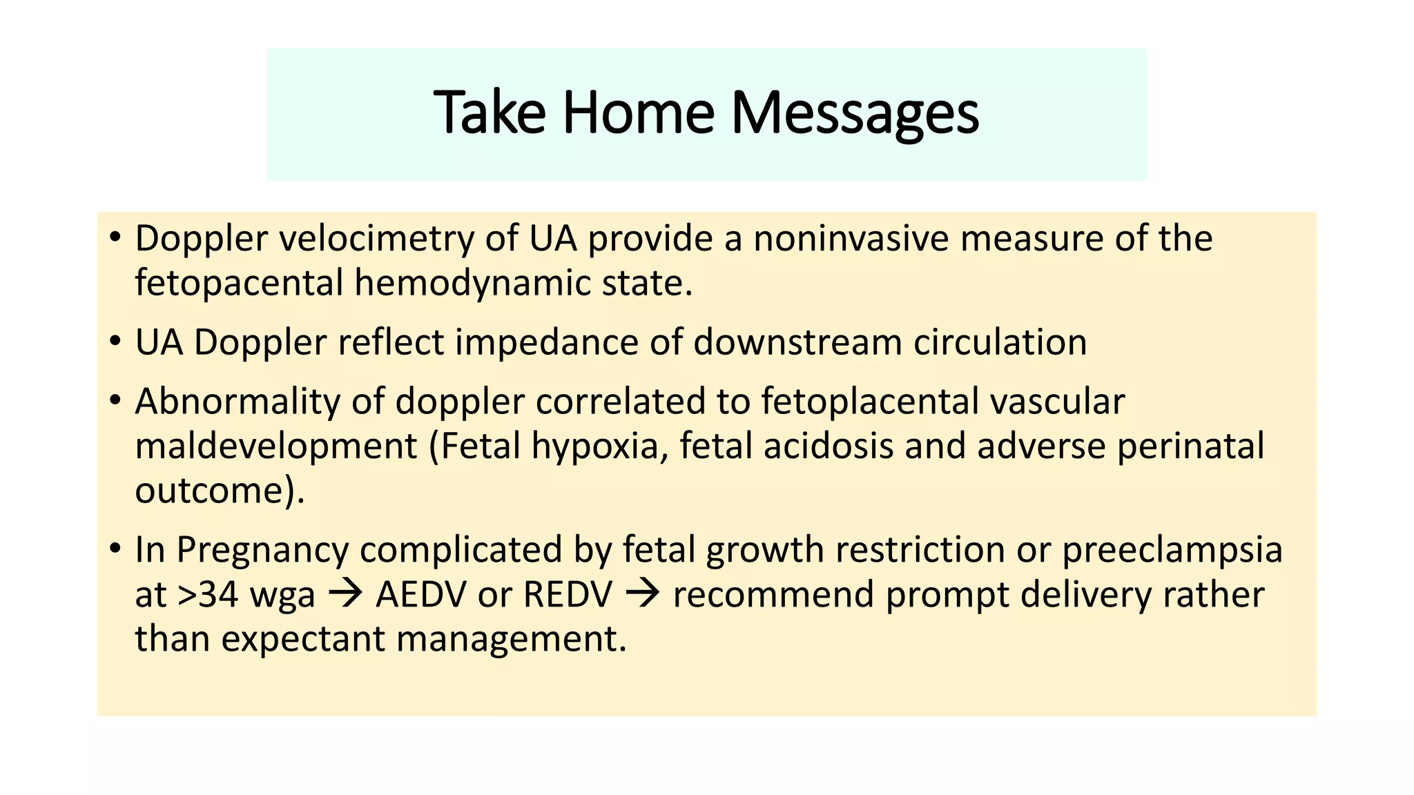 Doppler Ultrasound of Umbilical Artery | PPTX