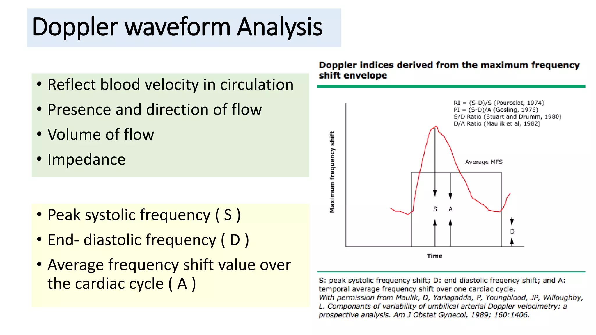 Doppler Ultrasound of Umbilical Artery | PPTX