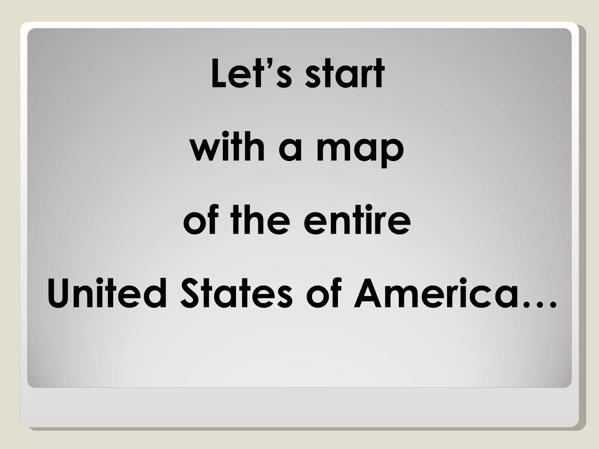 US Geography Powerpoint | PPT