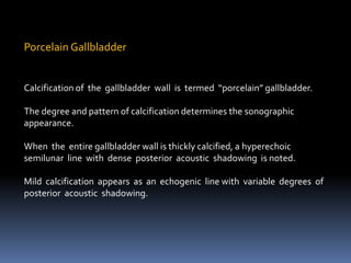 Usg gb & biliary t | PPTX