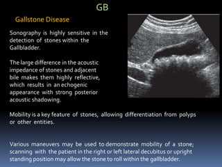 Usg gb & biliary t | PPTX