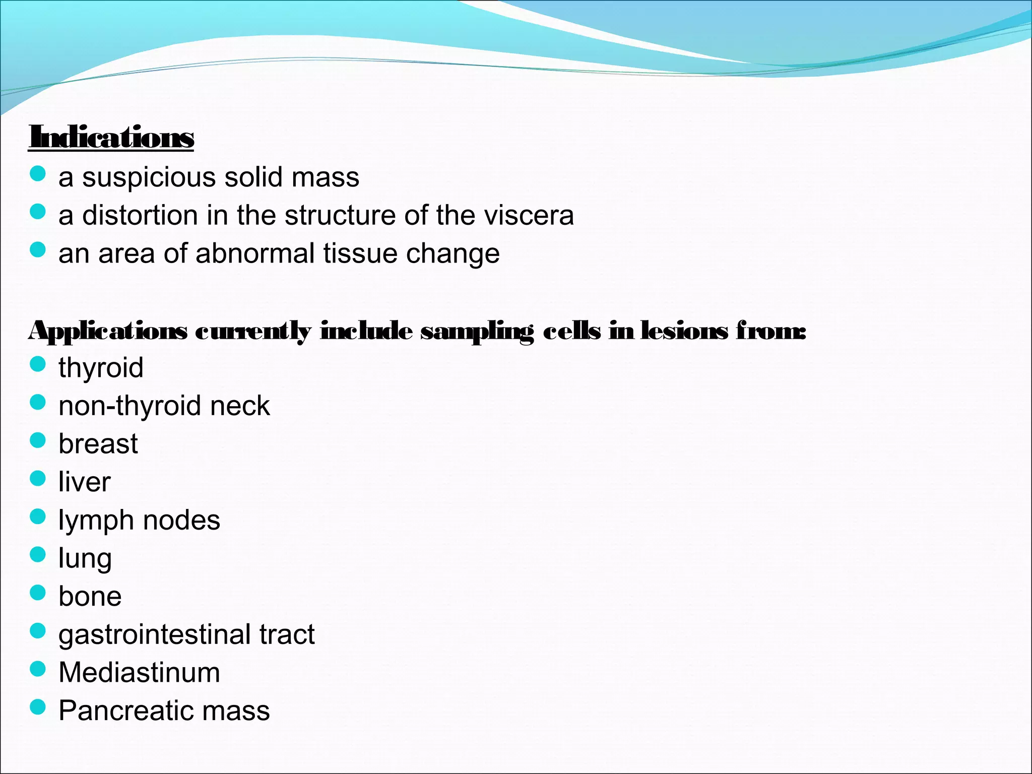 Usg guided FNA biopsy | PPT
