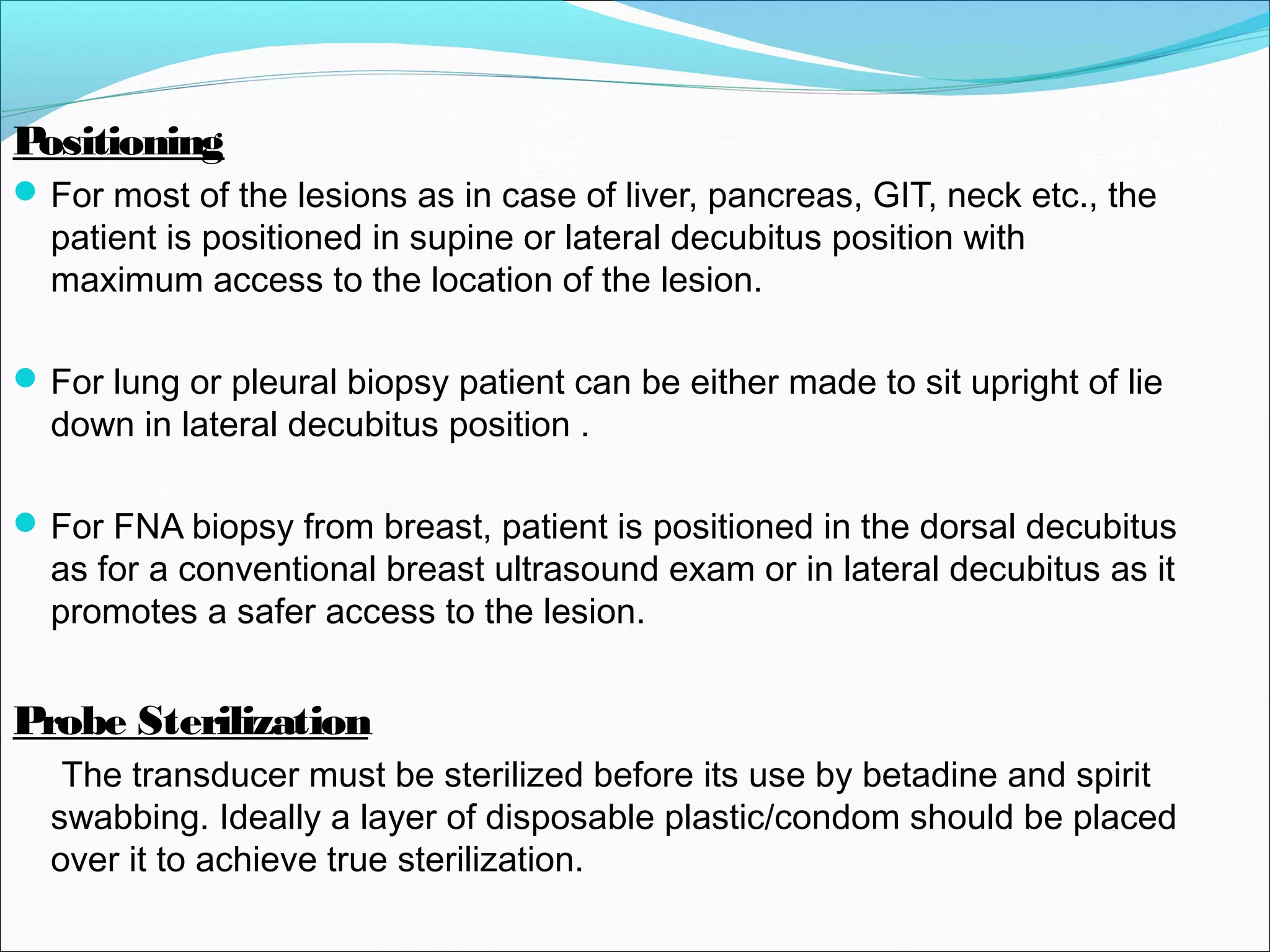 Usg guided FNA biopsy | PPT
