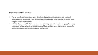 USG GUIDED NERVE BLOCKS PEC 1 PEC 2 BLOCK | PPTX