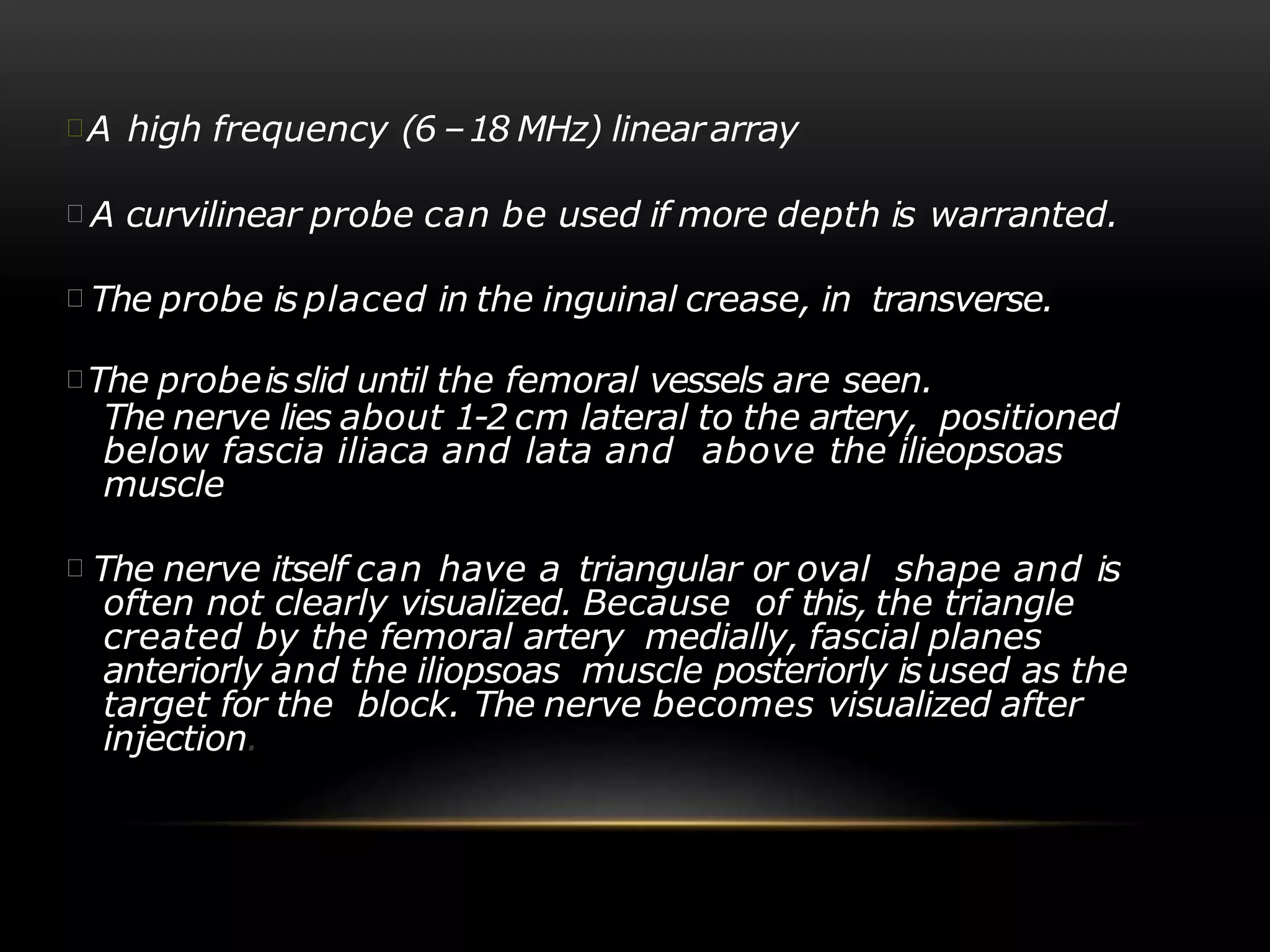 Ultrasound guided nerves block | PPTX