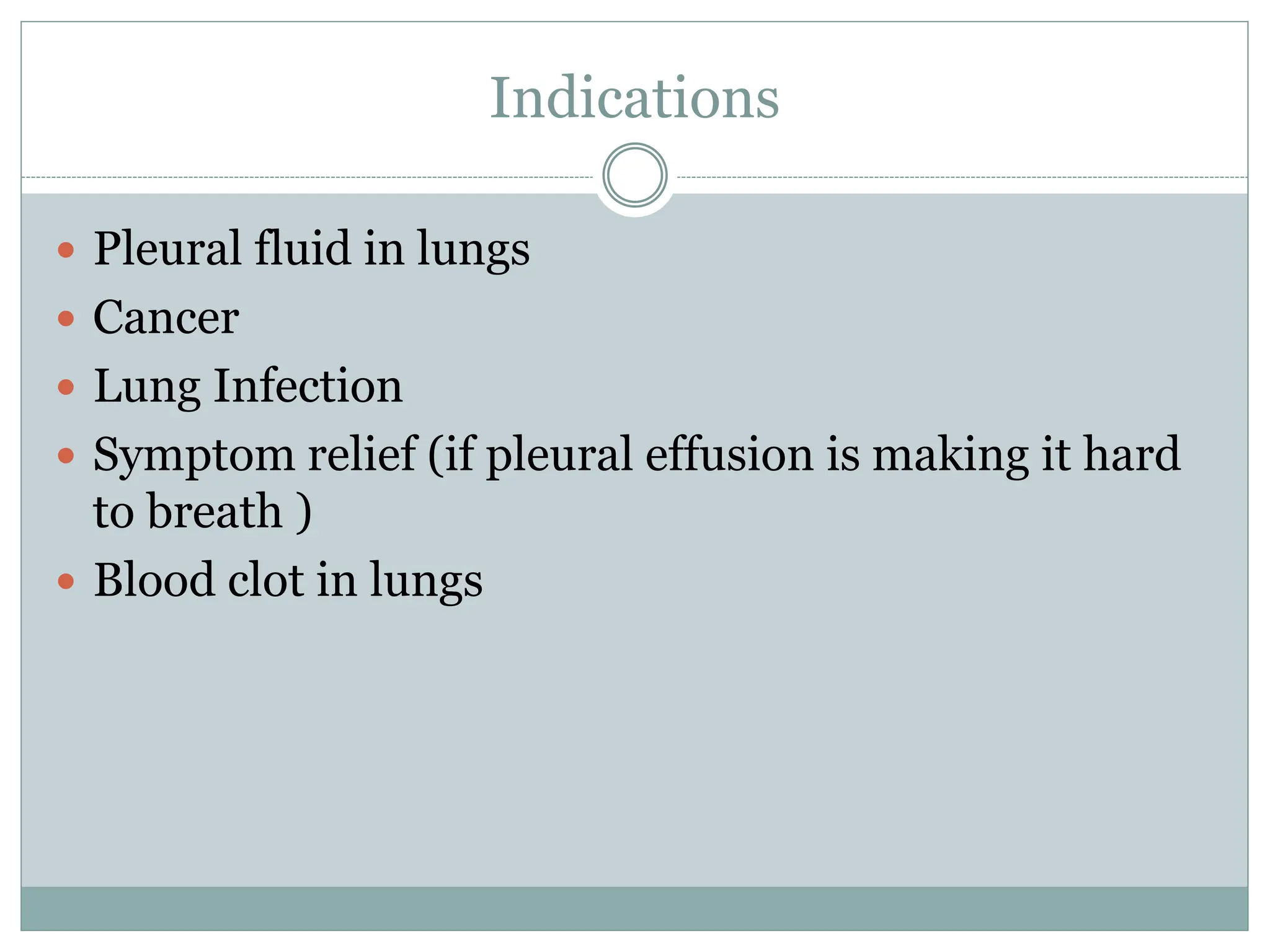 USG Guided Tapping.pptx,Lung Infection Symptom relief (if pleural ...