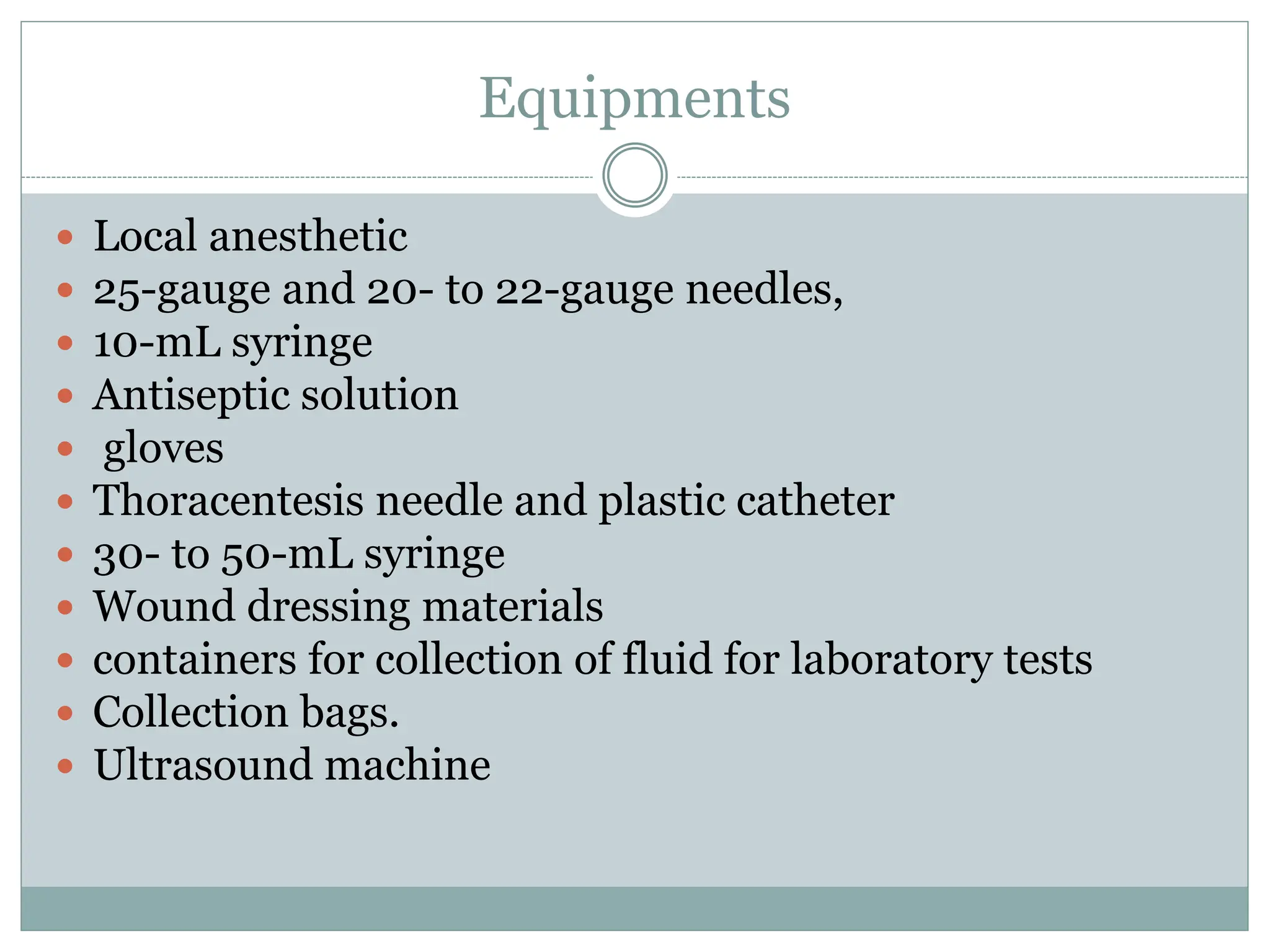 USG Guided Tapping.pptx,Lung Infection Symptom relief (if pleural ...