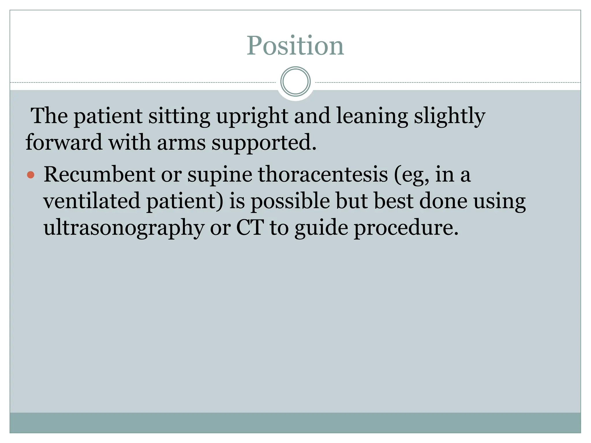 USG Guided Tapping.pptx,Lung Infection Symptom relief (if pleural ...