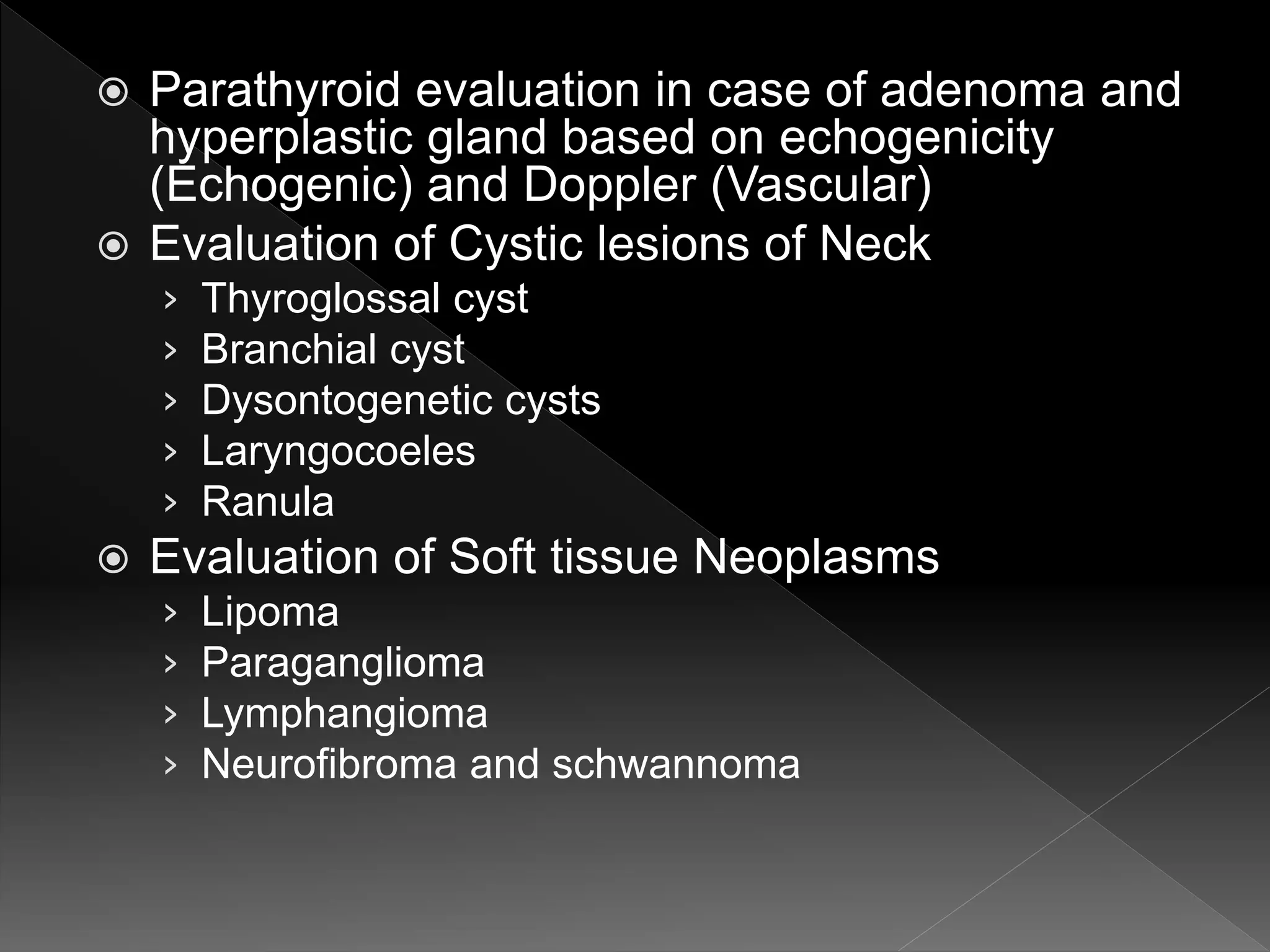 Usg head and neck | PPTX