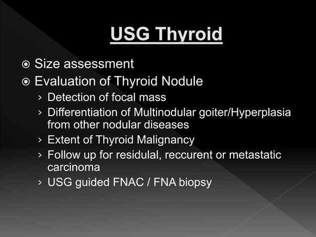 Usg head and neck | PPTX