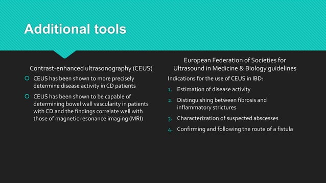 Diagnostics in Inflammatory Bowel Disease (IBD): Ultrasound | PPTX ...