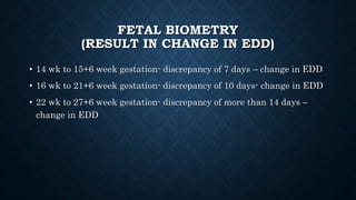 Usg in second trimester | PPTX