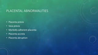 Usg in third trimester, placenta and amniotic fluid | PPTX