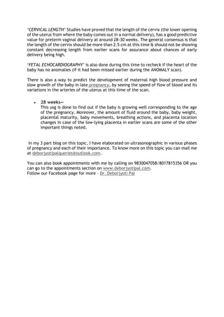 USG IN PREGNANCY | DOCX