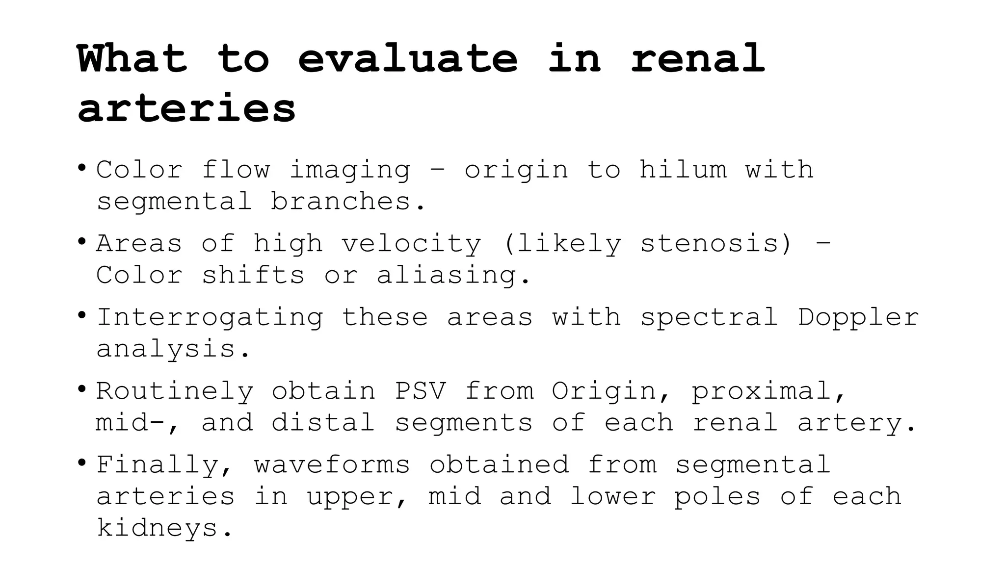 Ultrasound of renal hyperTension and Doppler findings | PPT