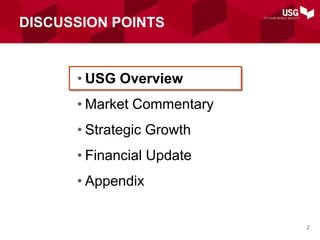 Usg Investor Presentation July 2013 | PDF